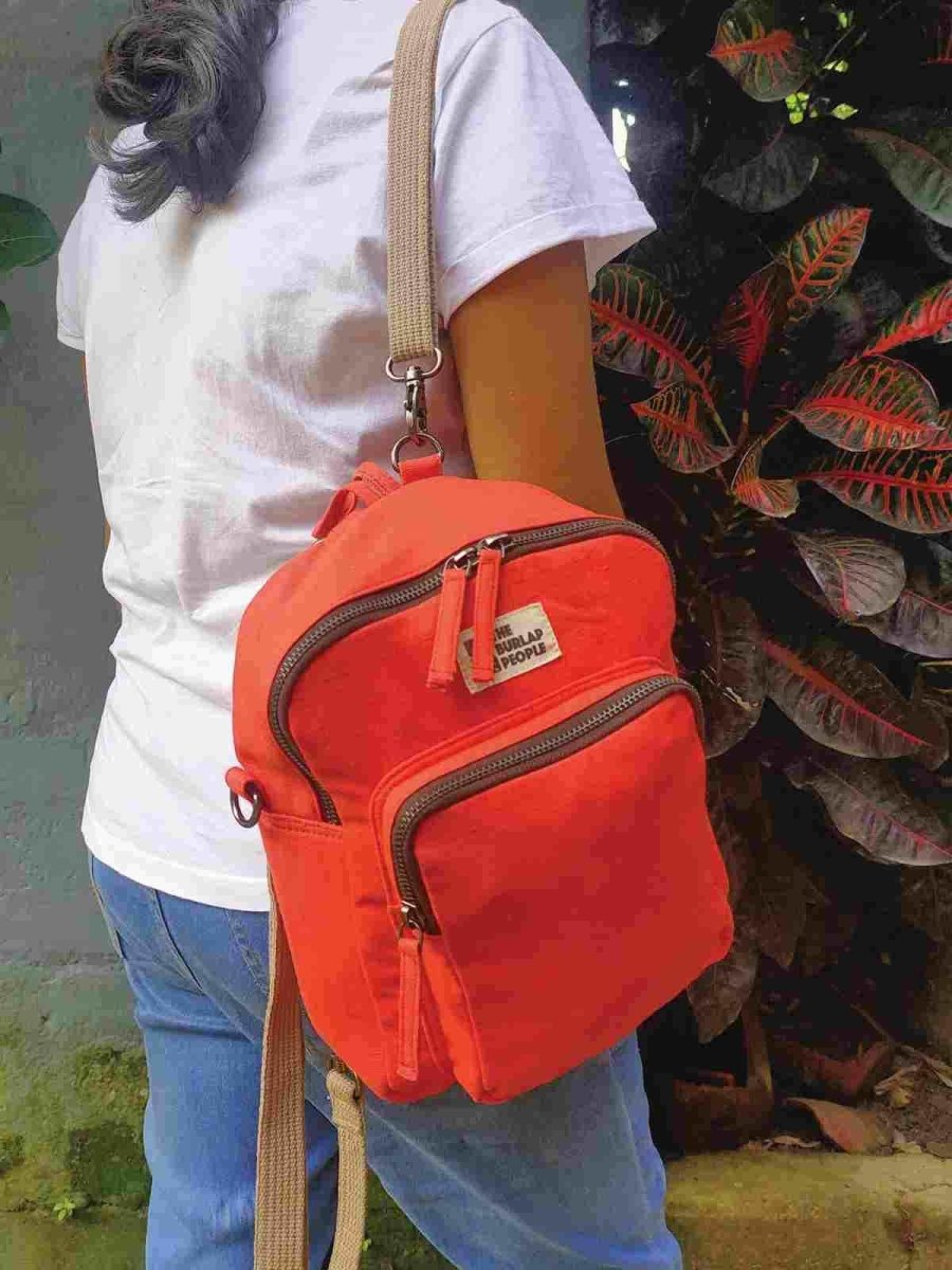 The All Day Every Day Backpack in Tomato Red